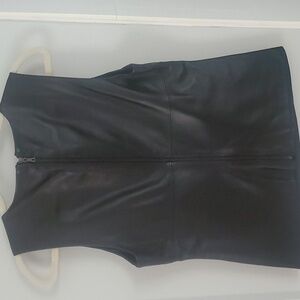 Trina Turk | Tops | Trina Turk 0 Leather Top | Poshmark